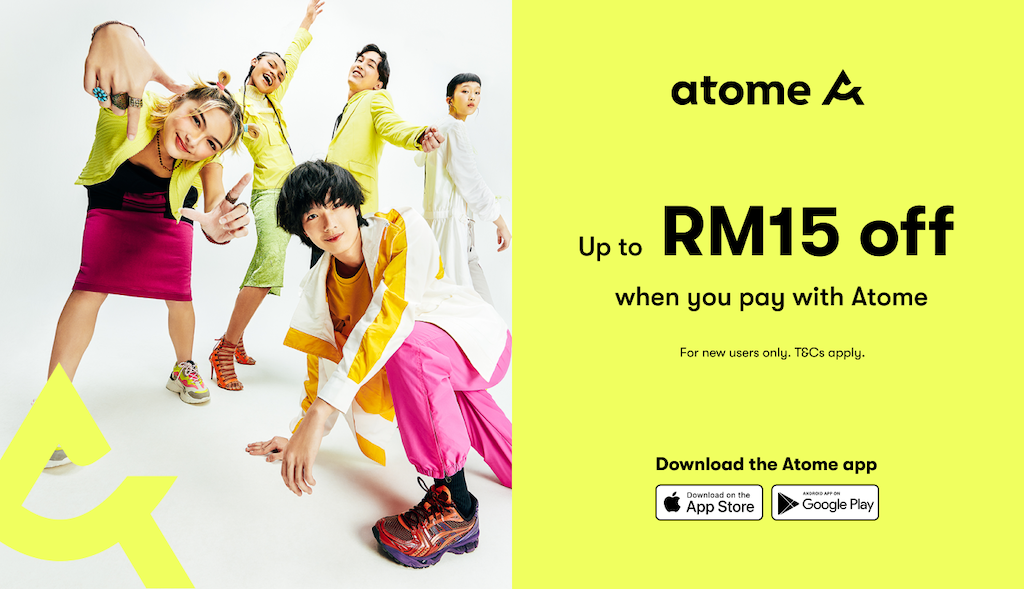 Pay 3x Installment Using atome (RM15 OFF)